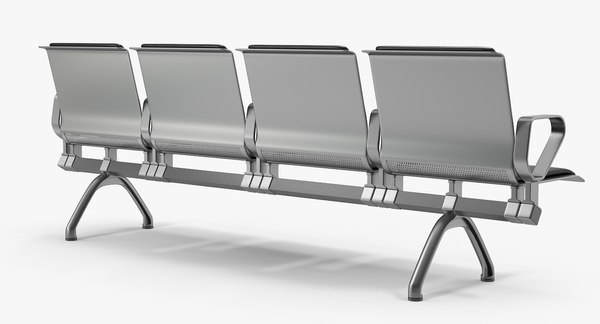 Airport terminal seating 3D - TurboSquid 1199620