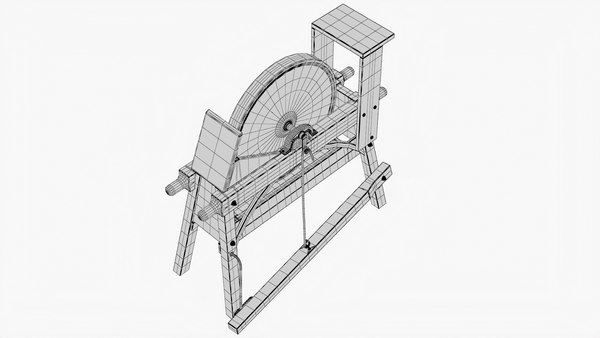 modelo 3d Piedra de afilar medieval 01 b - TurboSquid 2218036