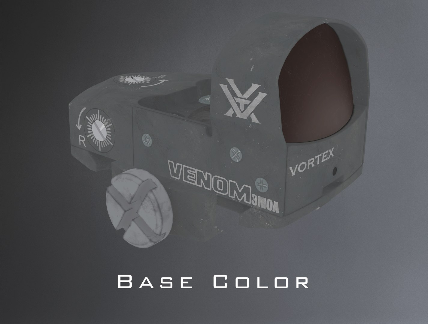 3D Red Dot Vortex Venom - TurboSquid 2187394