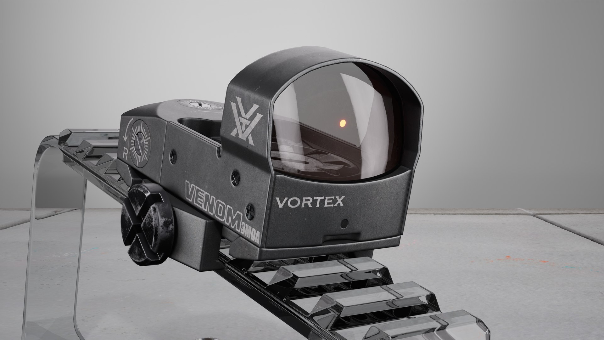 3D Red Dot Vortex Venom - TurboSquid 2187394