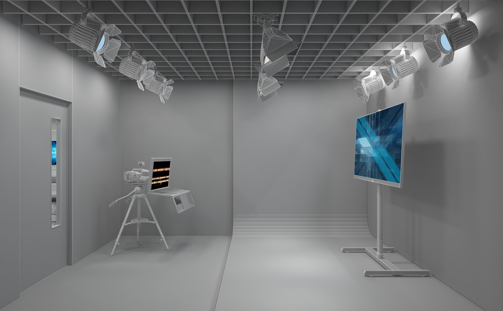 Smart Classroom Model - TurboSquid 2193311