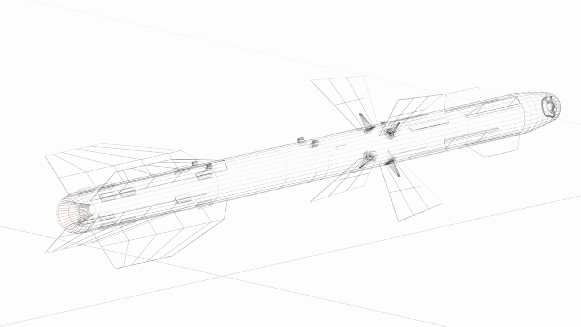 Russian R-27t 3d Model