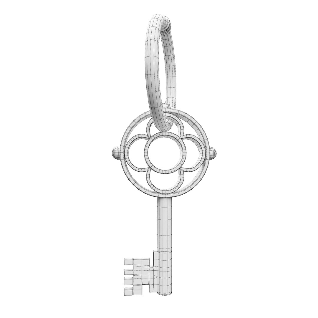 3D Ancient Door Key Model - TurboSquid 1986969