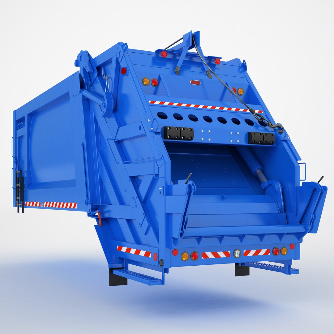 Garbage Truck Cabin 03 3D model - TurboSquid 1810391
