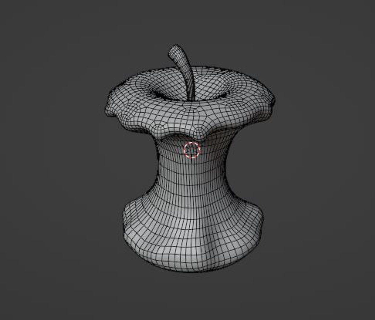 A Cartoon Eaten Apple 3D Model - TurboSquid 2122338