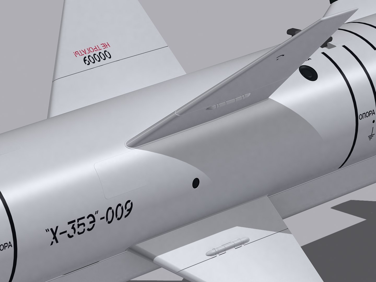 Kh-35e Missile Aircraft 3d 3ds