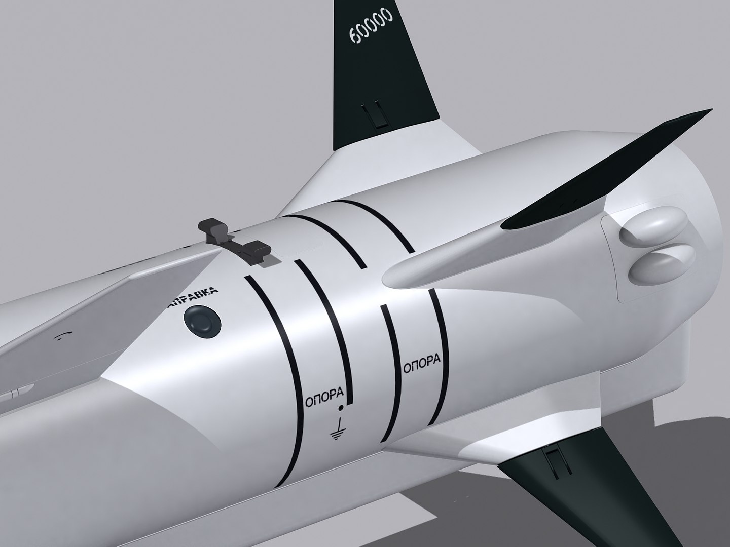 Kh-35e Missile Aircraft 3d 3ds