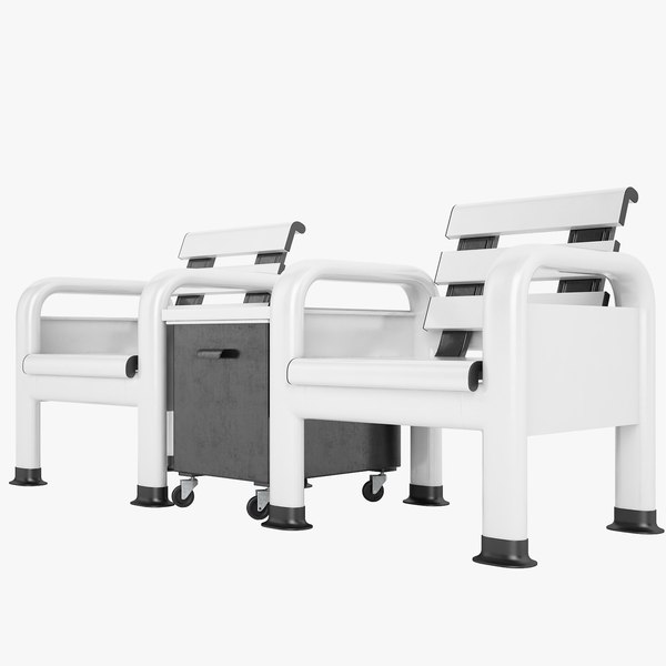 courtside bench court 3d 3ds