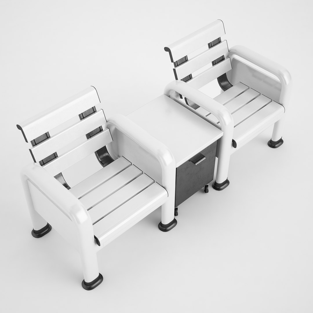 Courtside Bench Court 3d 3ds