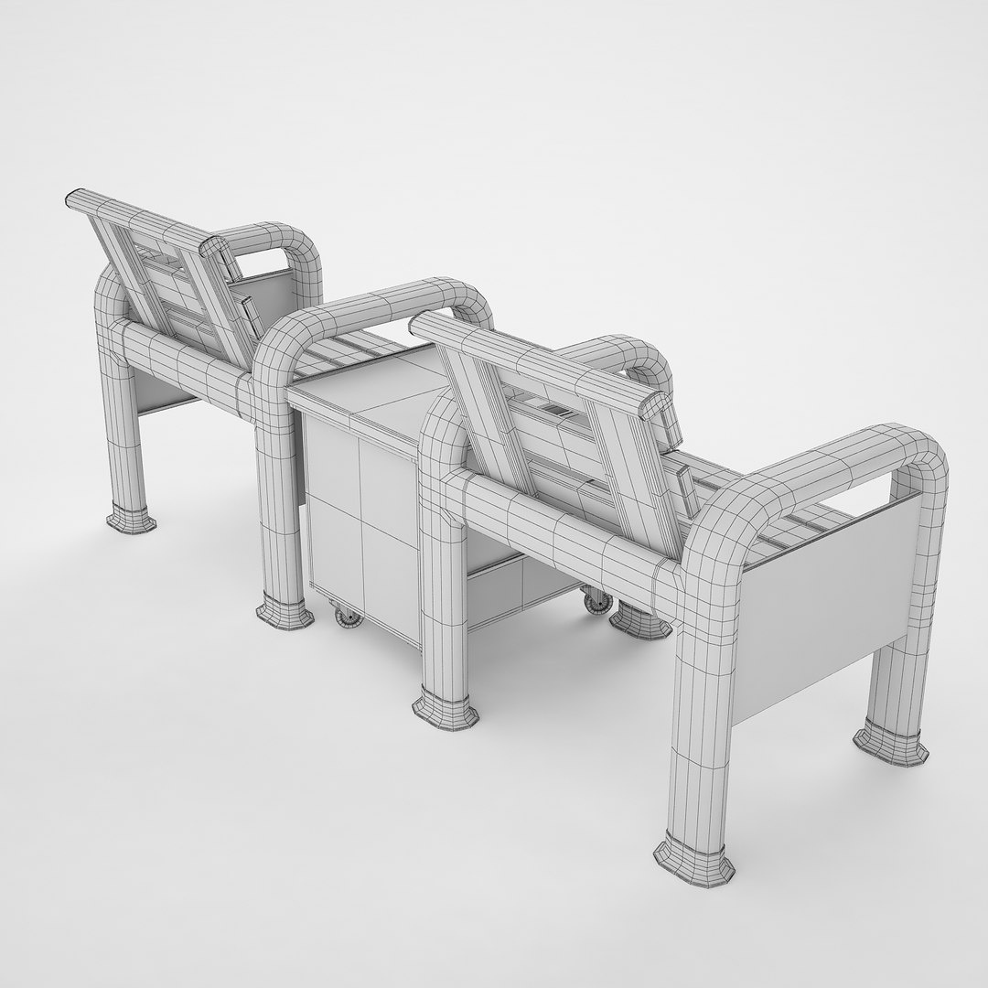 Courtside Bench Court 3d 3ds