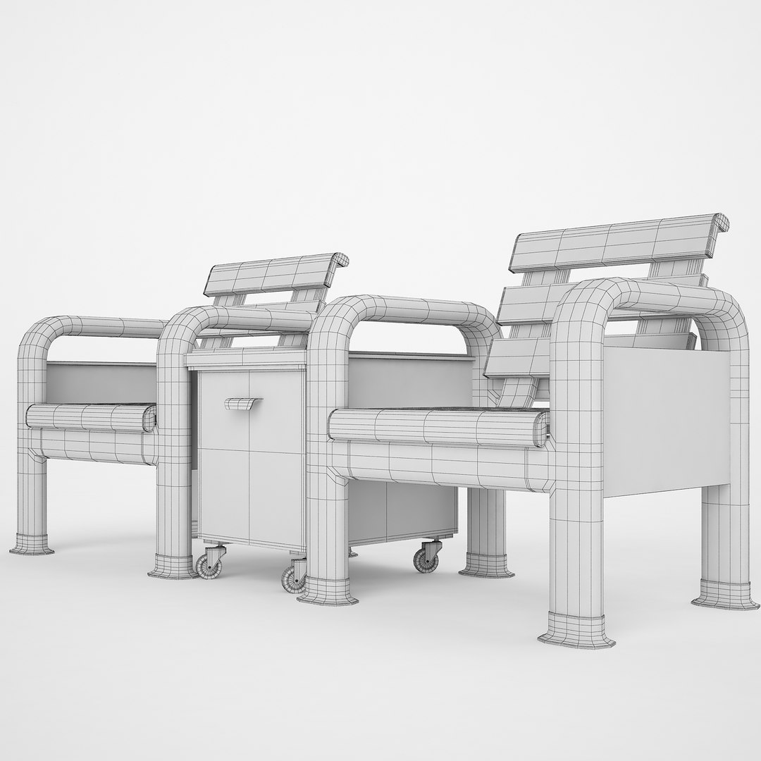 Courtside Bench Court 3d 3ds