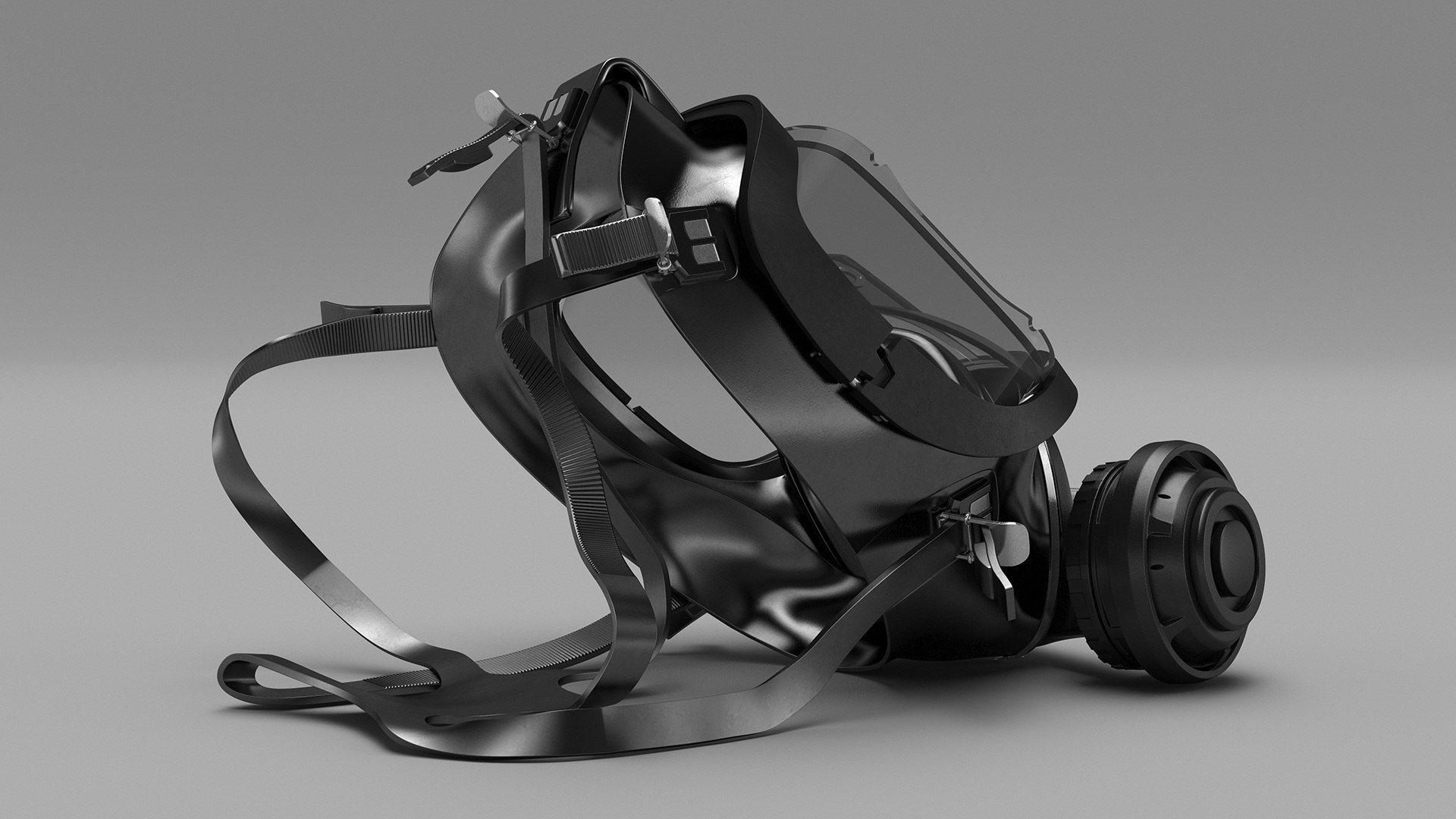Full Face Diving Mask With Regulator 3D Model - TurboSquid 2247022