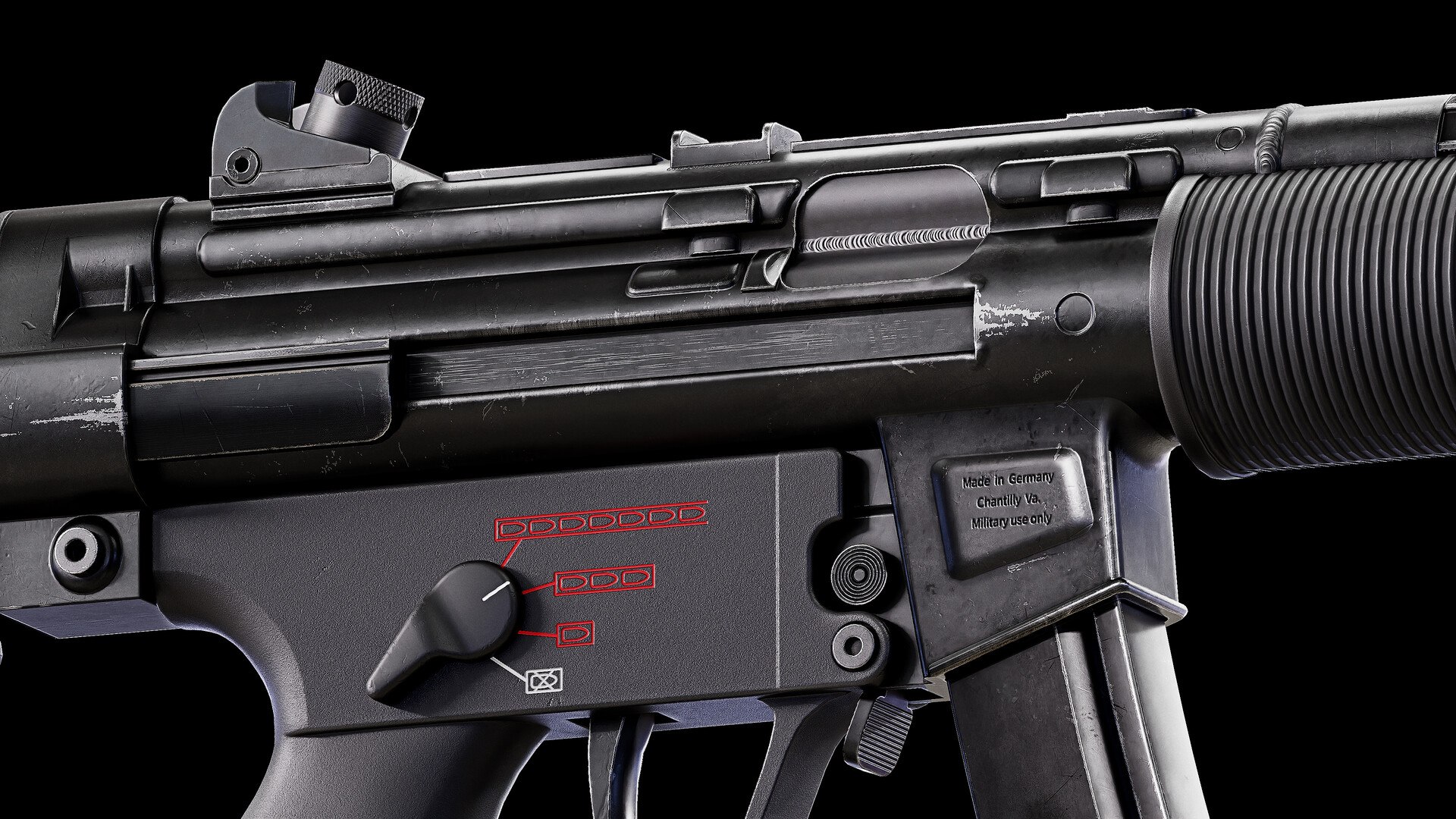 MP5 Silenced 3D Model - TurboSquid 2207183