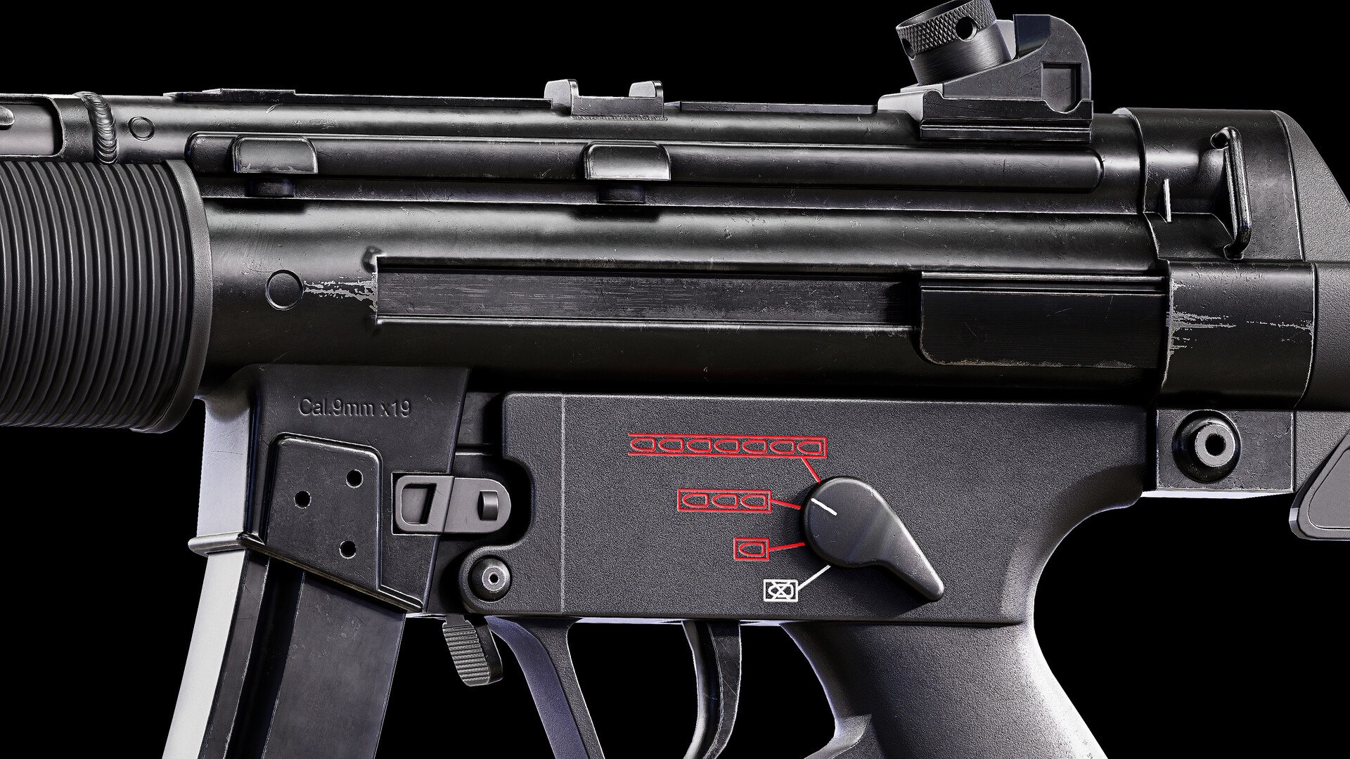 MP5 Silenced 3D Model - TurboSquid 2207183