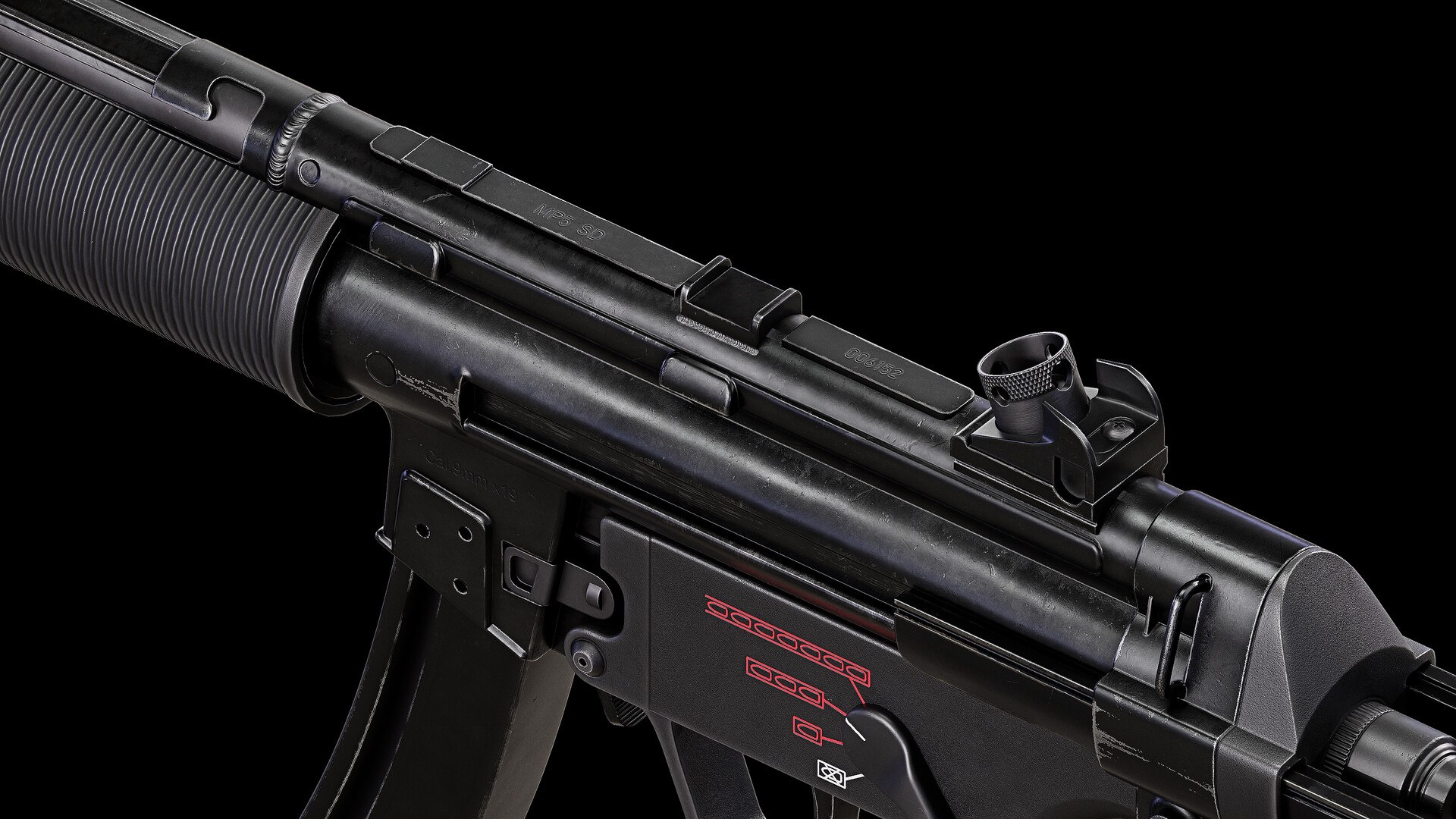 MP5 Silenced 3D Model - TurboSquid 2207183