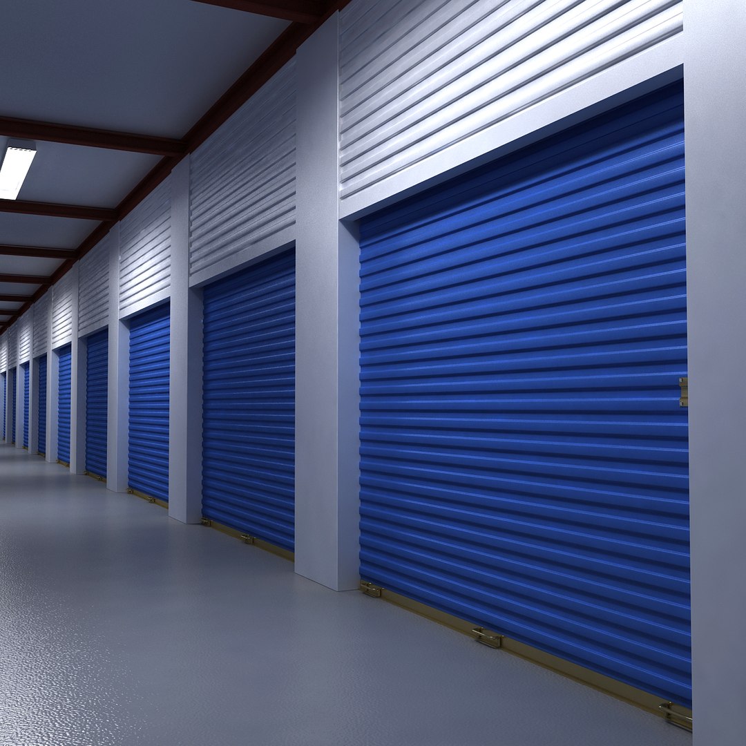 3d Model Of Self Storage Unit