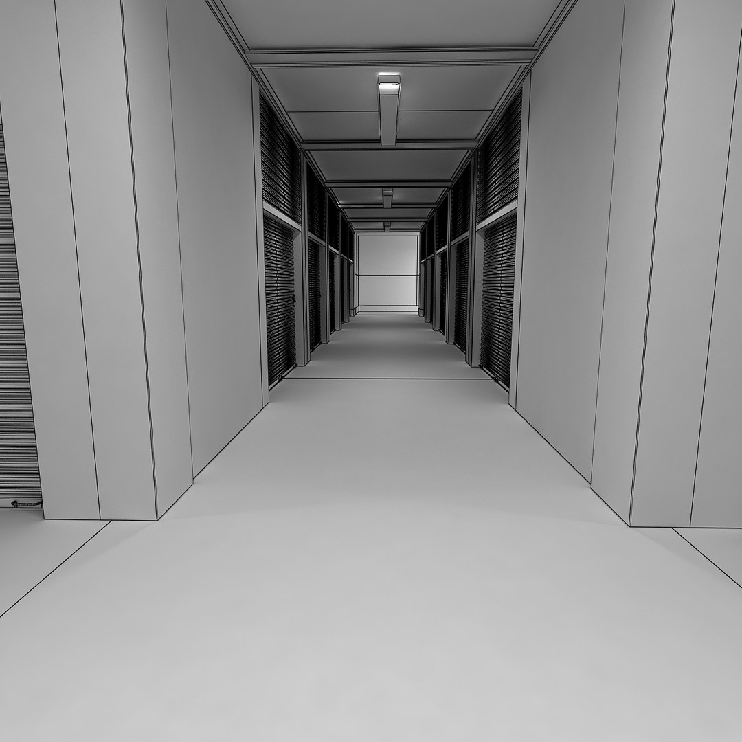 3d Model Of Self Storage Unit