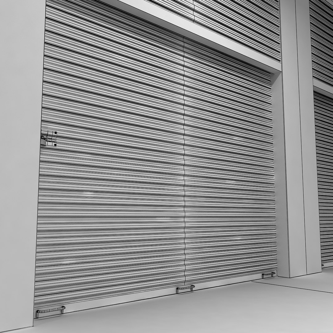 3d Model Of Self Storage Unit