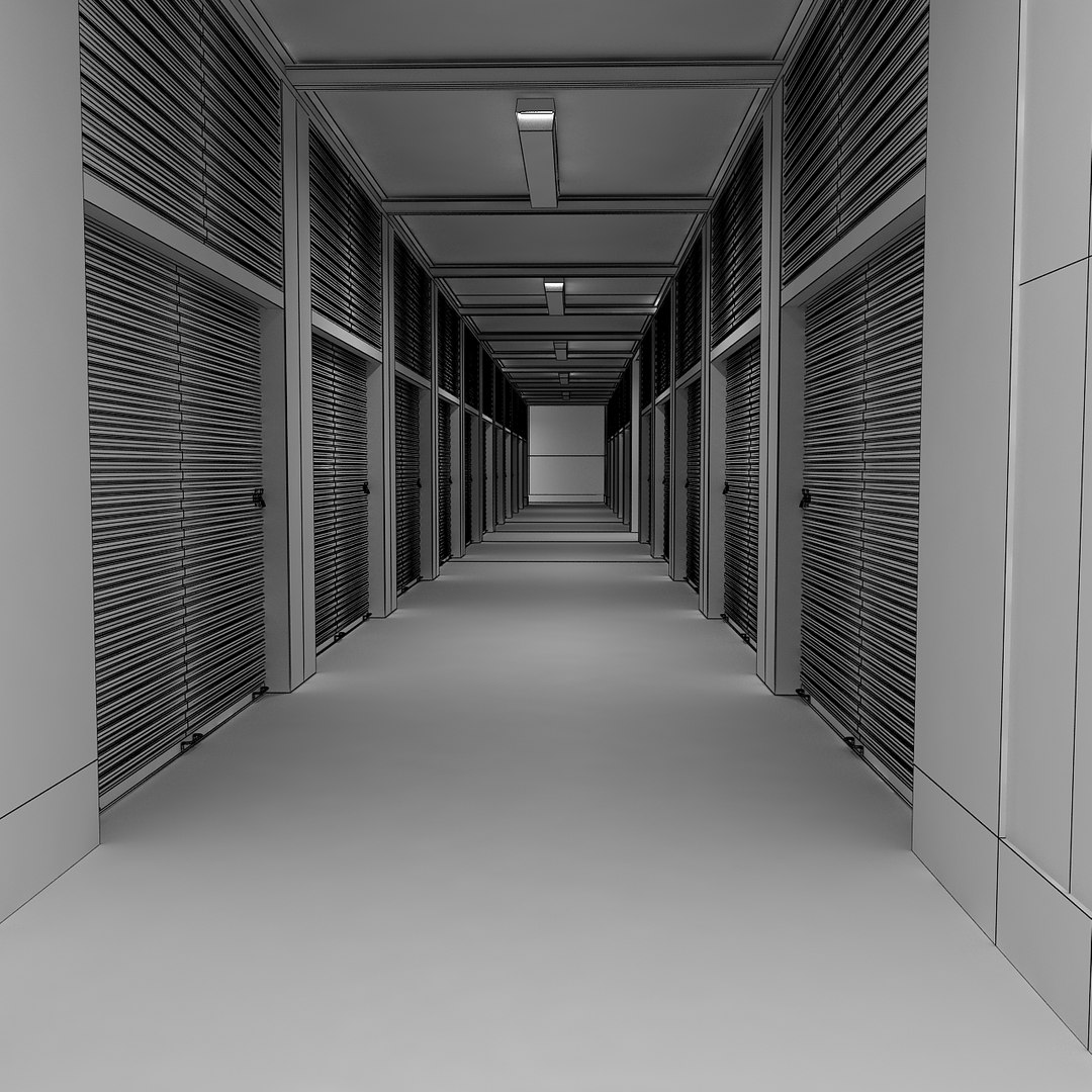 3d Model Of Self Storage Unit