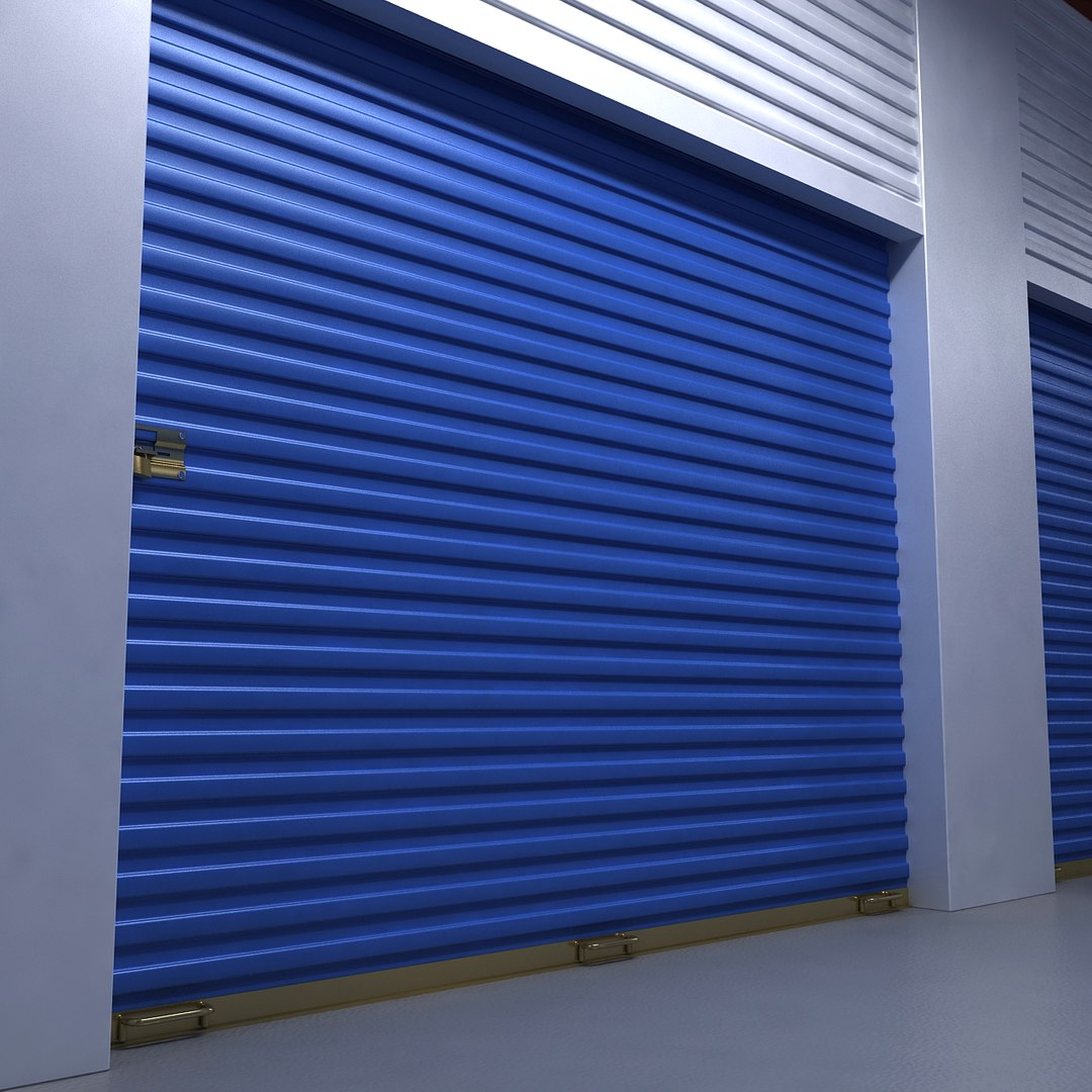 3d Model Of Self Storage Unit