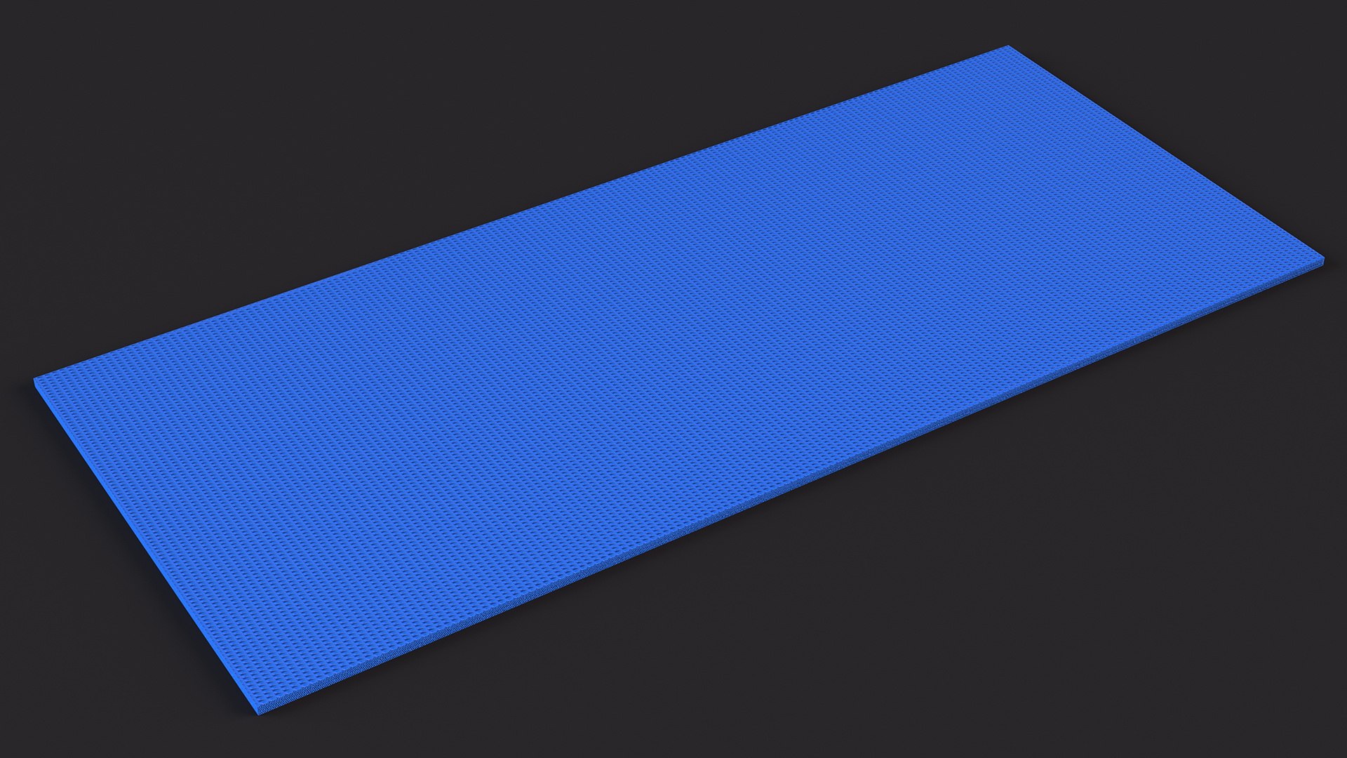 3D Blue Yoga Mat Model - TurboSquid 2141468