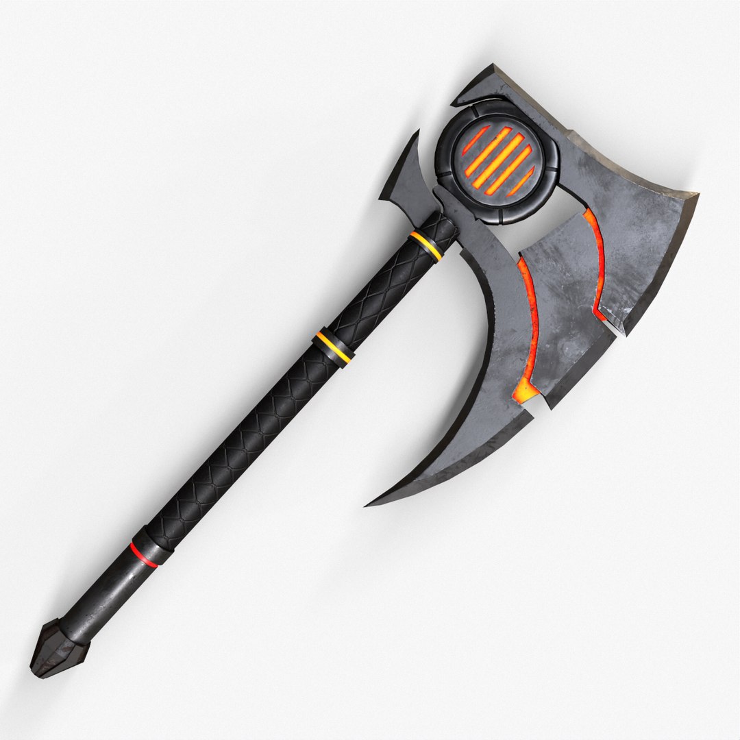 3D Sci-Fi Axe V3 - TurboSquid 1733300
