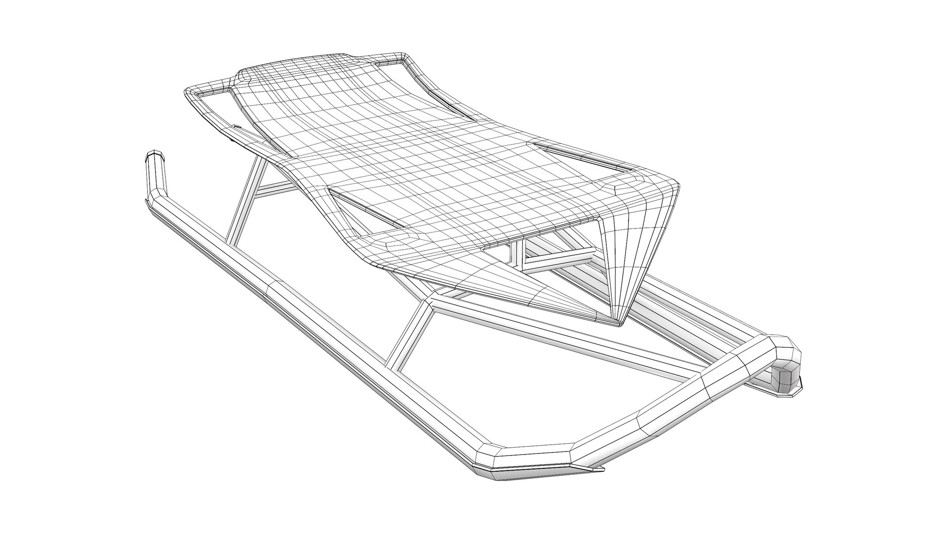 3D Winter Sledge - TurboSquid 1812282