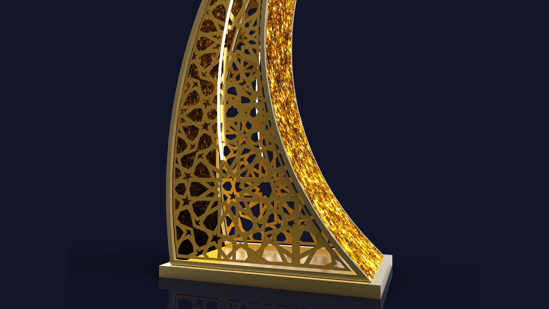 Ramadan Arch 3D Model - TurboSquid 2059906