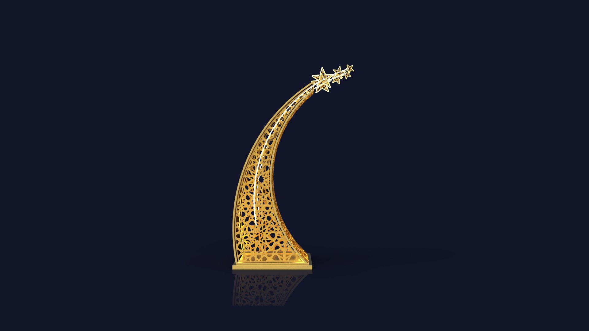 Ramadan Arch 3D Model - TurboSquid 2059906