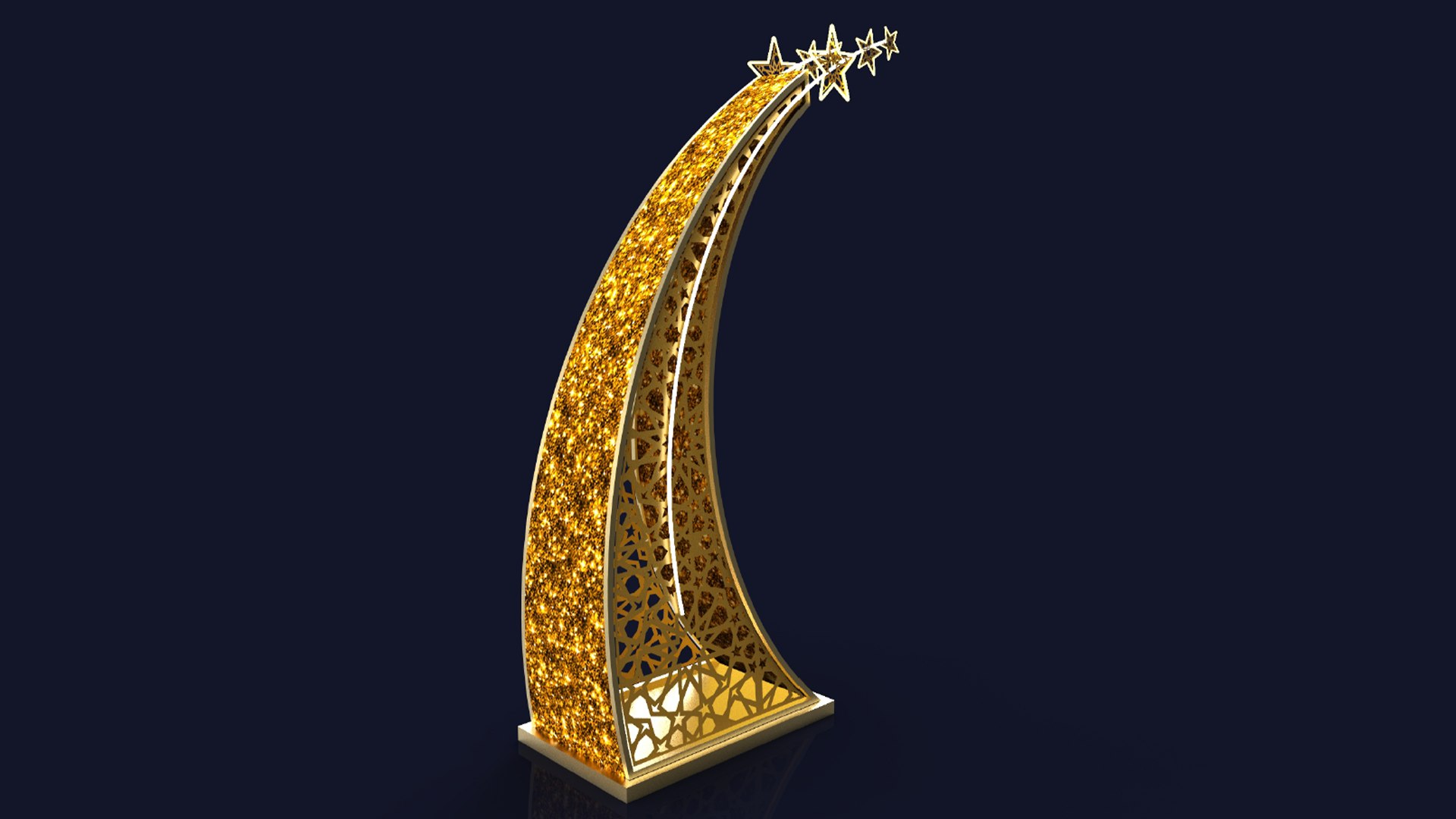 Ramadan Arch 3D Model - TurboSquid 2059906