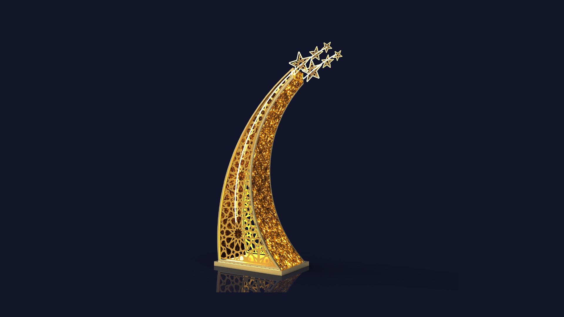 Ramadan Arch 3D Model - TurboSquid 2059906