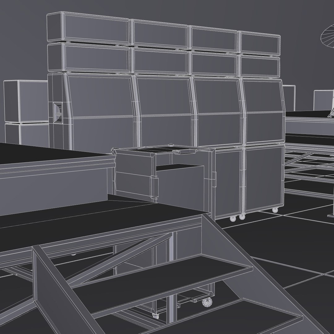 3d Model Live Band Set