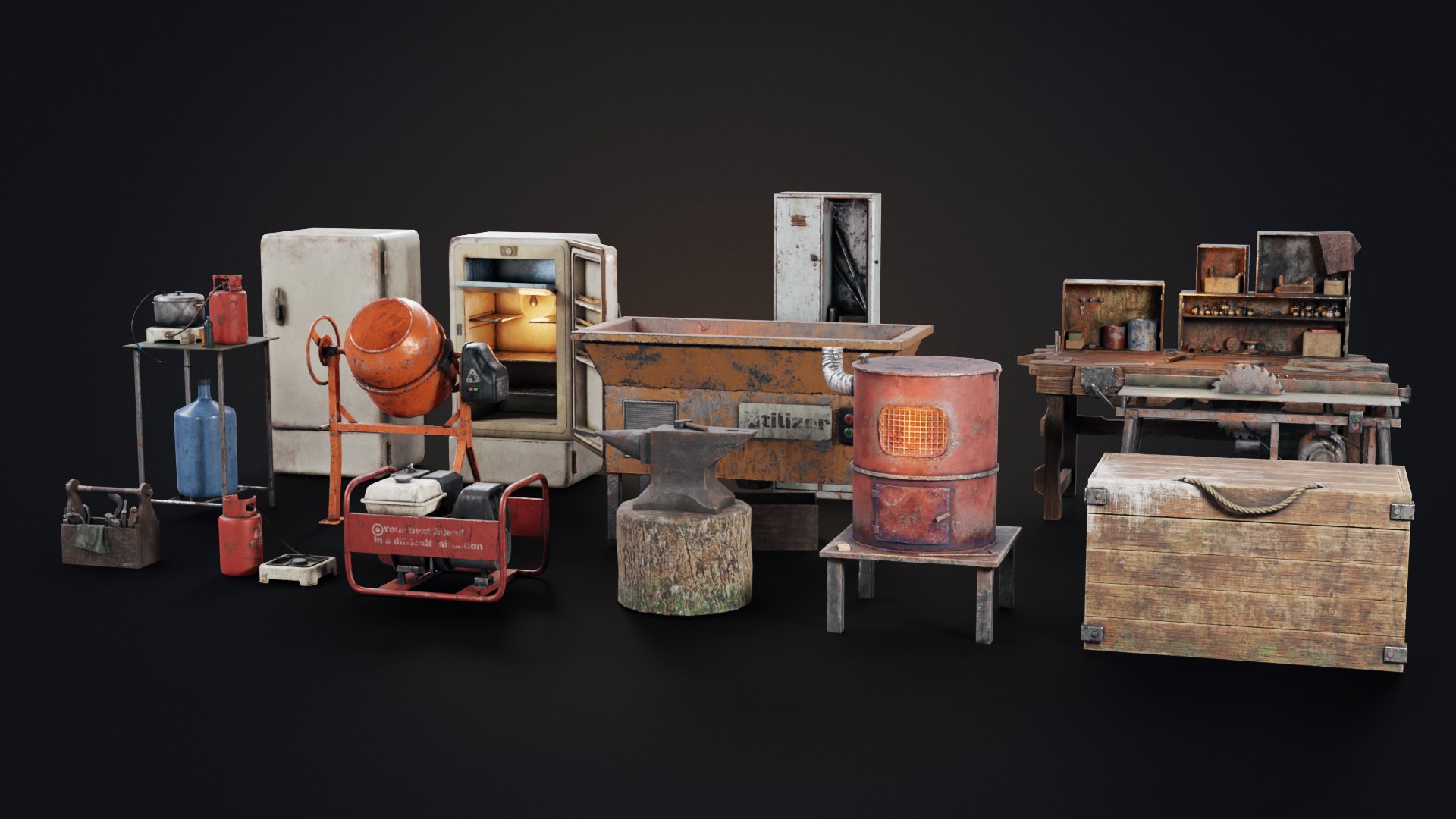 Set games unreal 3D model - TurboSquid 1657402