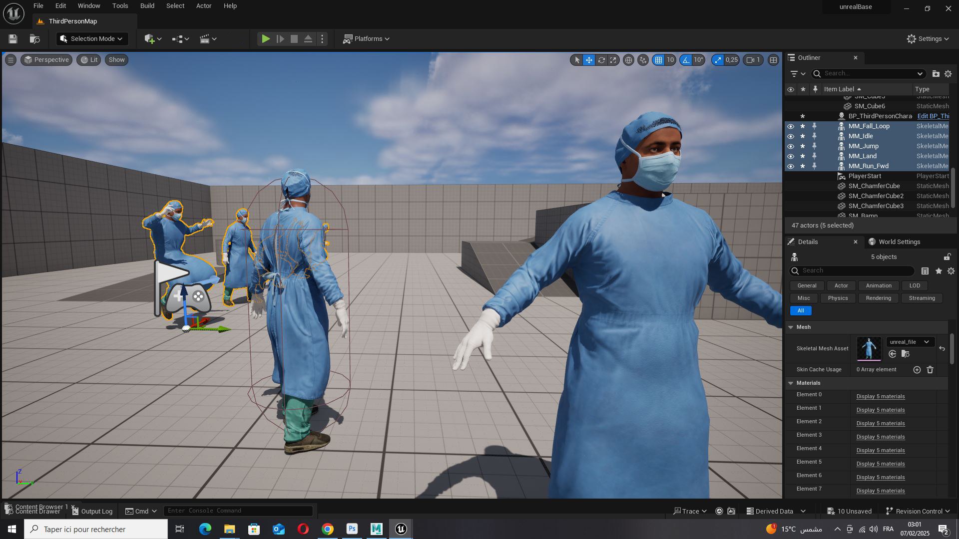 3D Surgeon In PPE 3D Model Rigged Game Ready - TurboSquid 2353037
