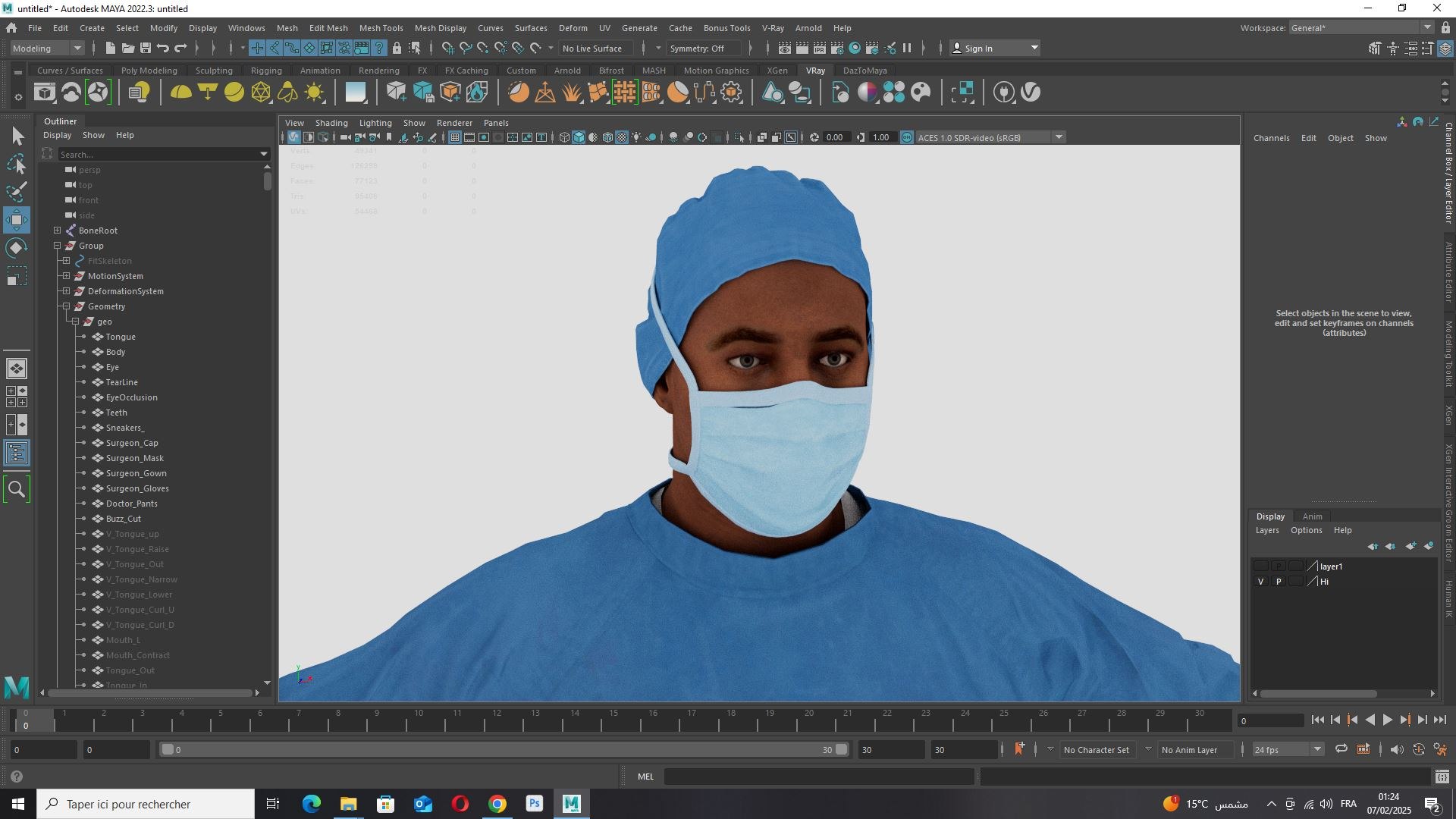 3D Surgeon In PPE 3D Model Rigged Game Ready - TurboSquid 2353037
