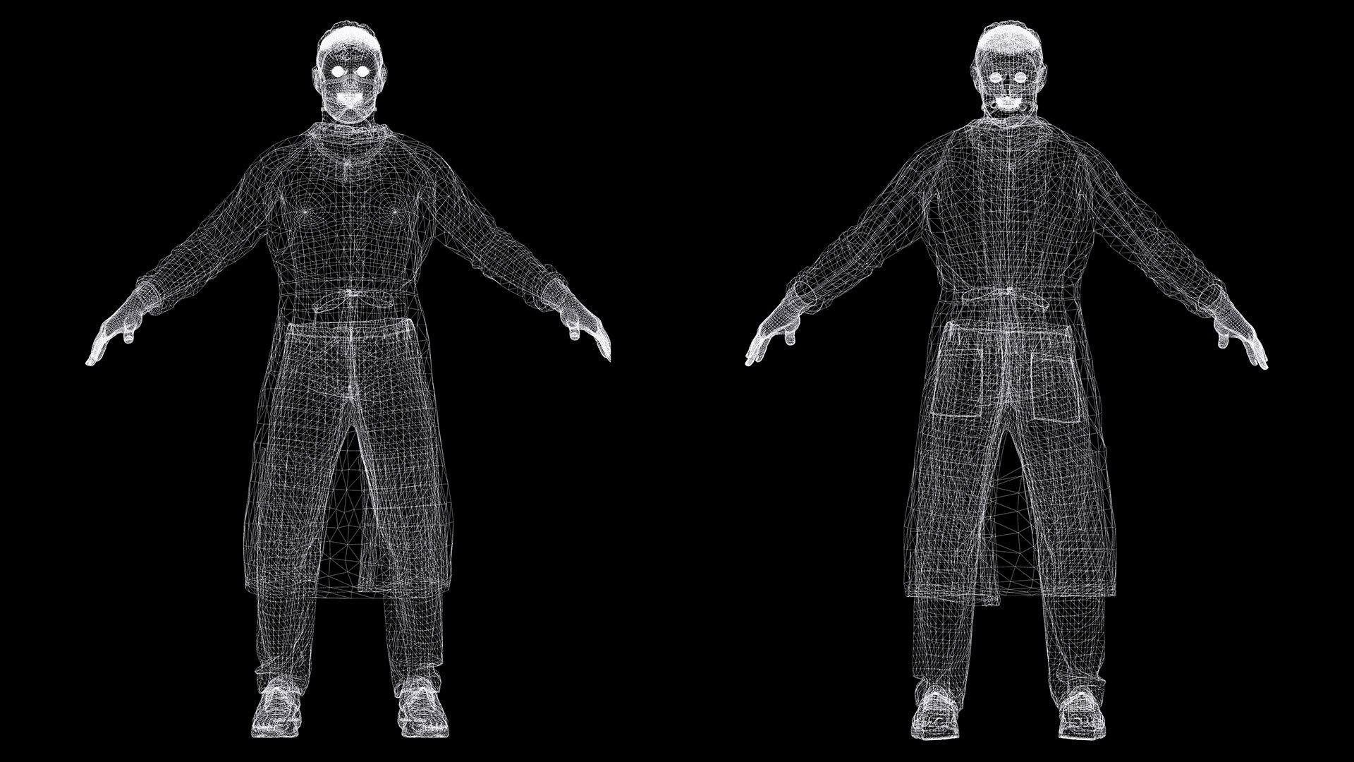 3D Surgeon In PPE 3D Model Rigged Game Ready - TurboSquid 2353037