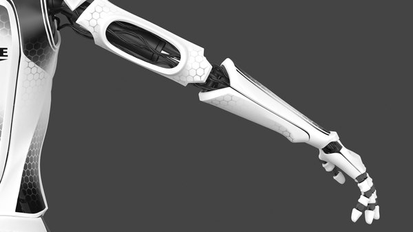 Female cyborg robot police officer 3D model - TurboSquid 1713802