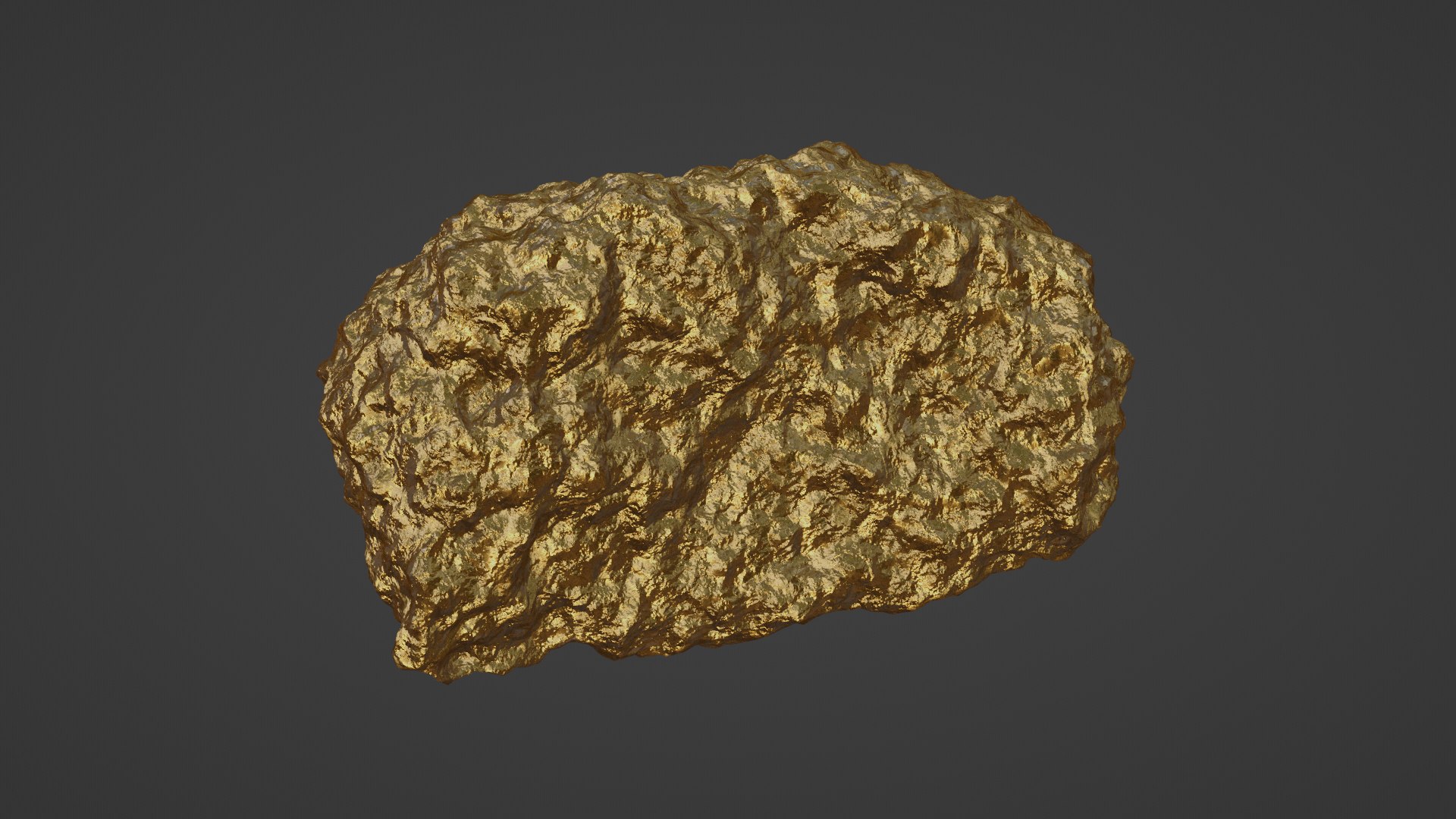 3D Gold Silver Nuggets Model - TurboSquid 2061438