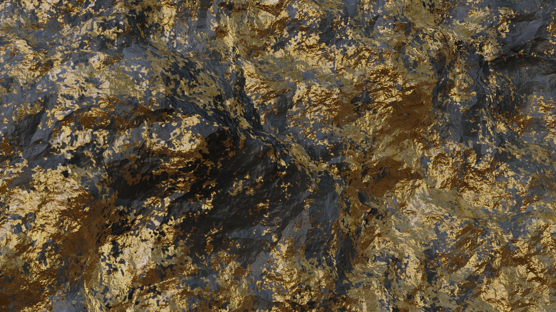 3D Gold Silver Nuggets Model - TurboSquid 2061438