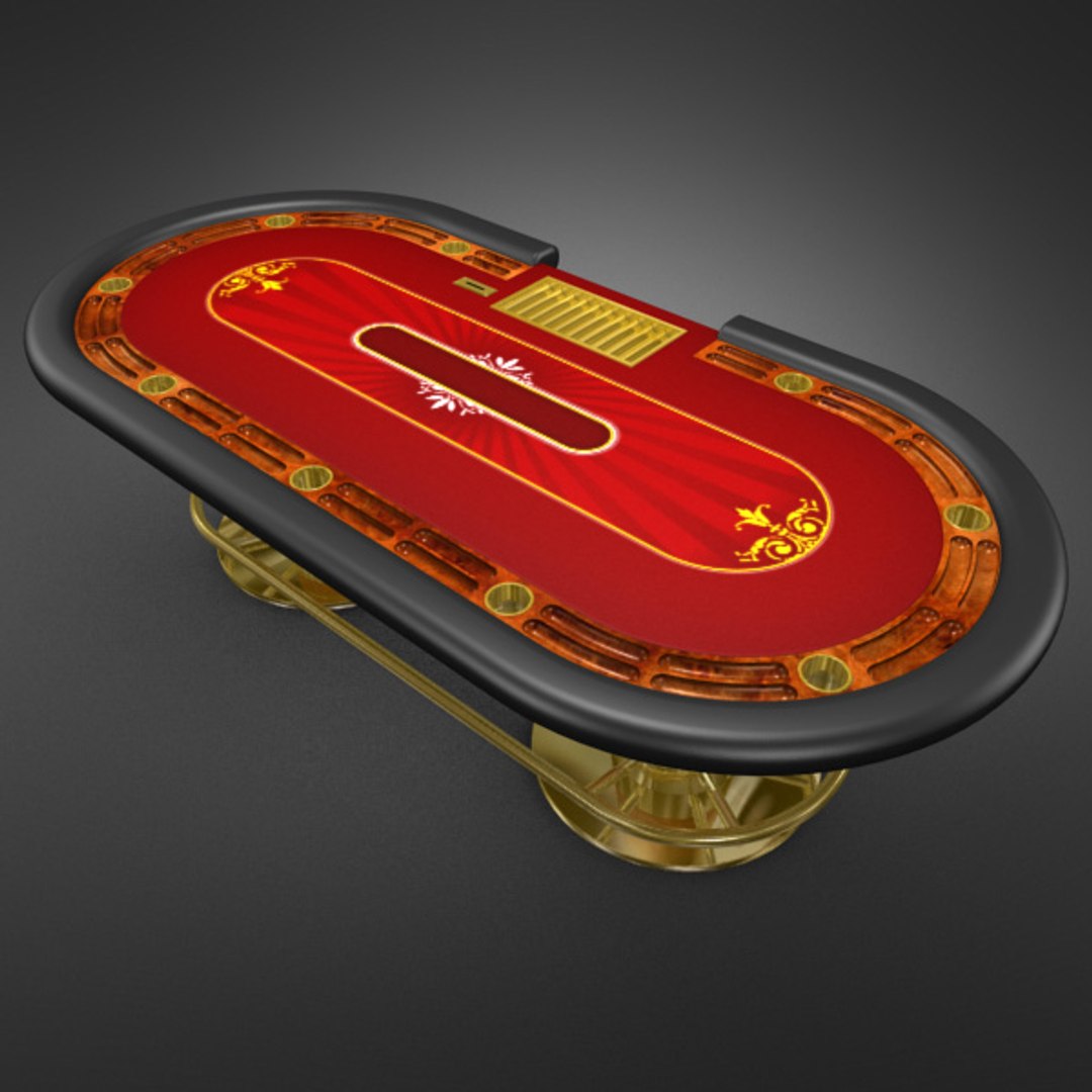 Casino Poker Table - 3d Model