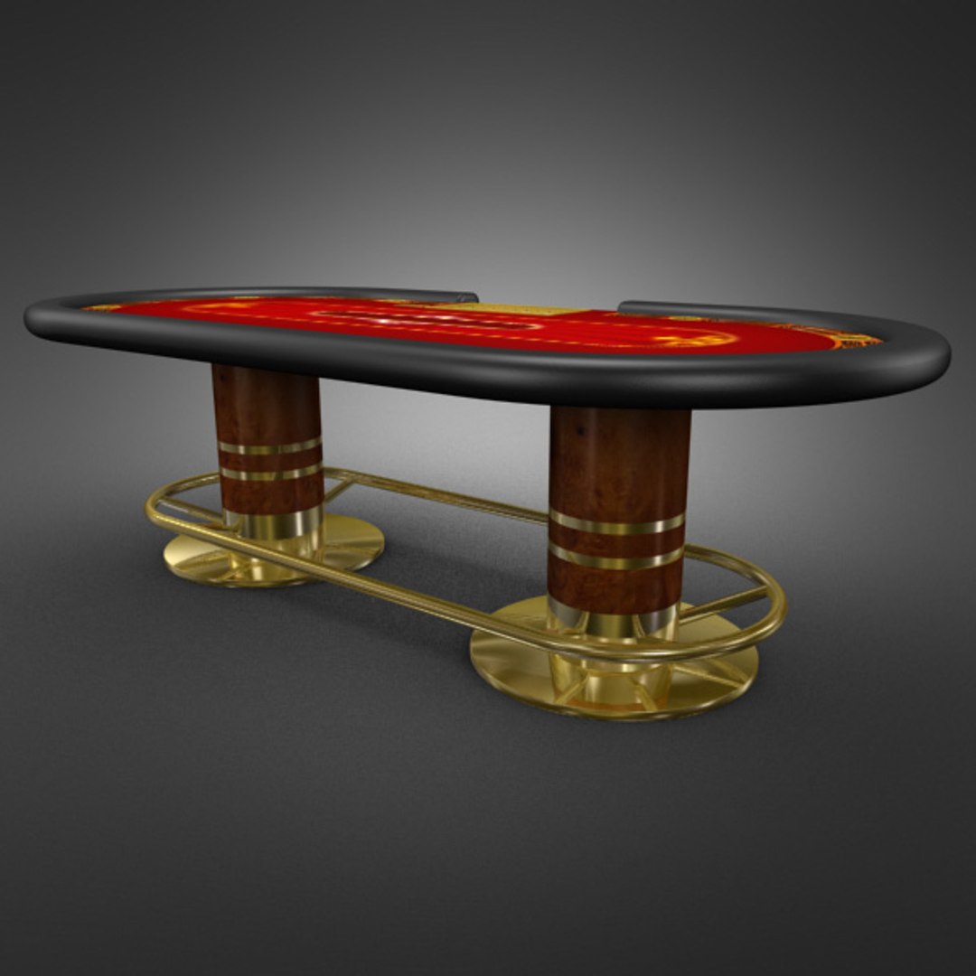 Casino Poker Table - 3d Model