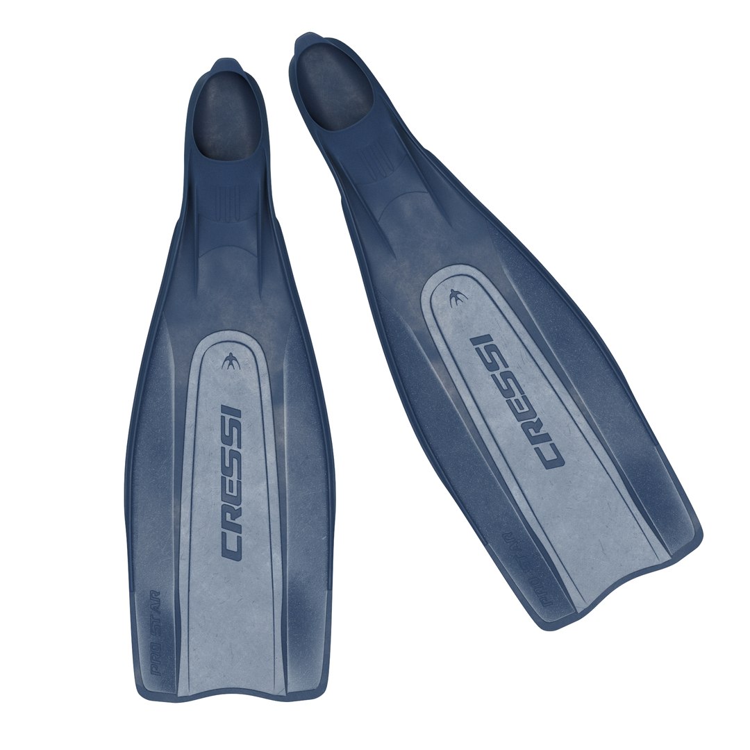 3D Flippers Cressi Pro Star Model - TurboSquid 1847217