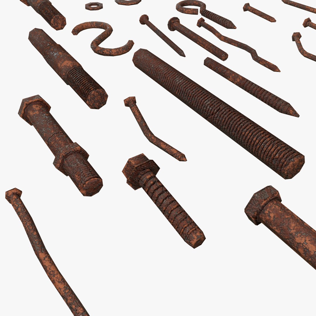 Metal debris 3D model - TurboSquid 1431399