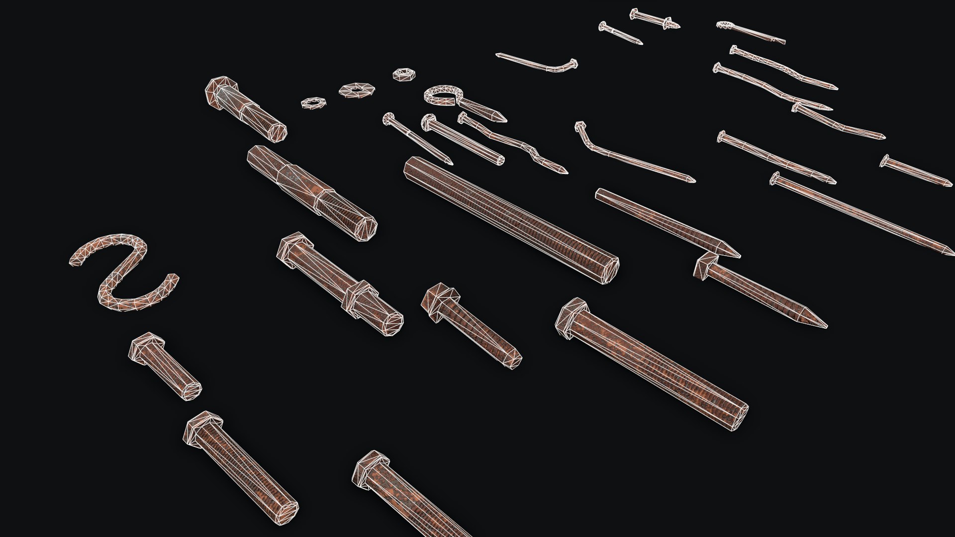 Metal debris 3D model - TurboSquid 1431399