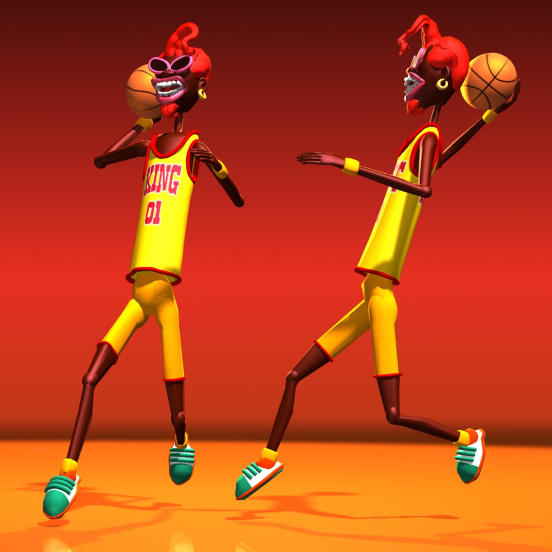 Cartoon Character Hugo 3d Model