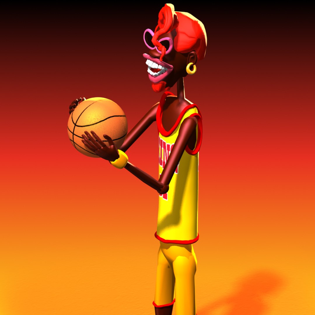 Cartoon Character Hugo 3d Model