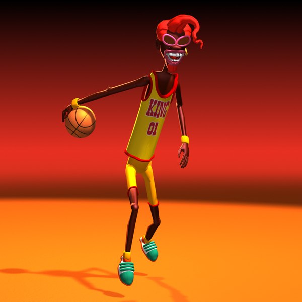 cartoon character hugo 3d model