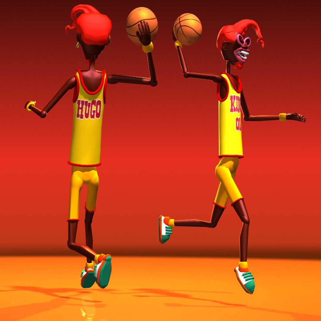 Cartoon Character Hugo 3d Model