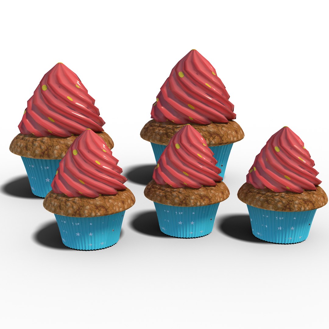 Cupcake model - TurboSquid 2086061