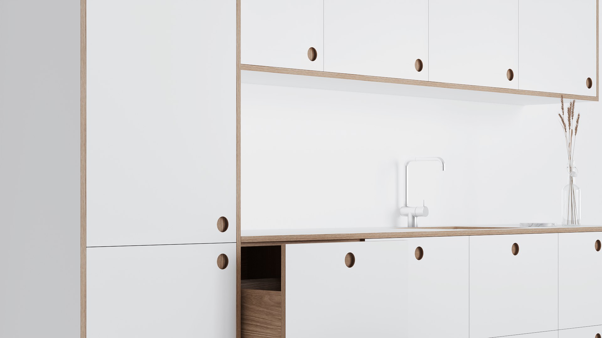 3D CPH Reform Basis Linoleum Kitchen Model - TurboSquid 2072144